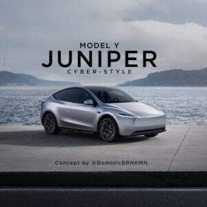 Le nouveau design du Tesla Model Y 'Juniper' inspiré du Cybertruck: ce ...