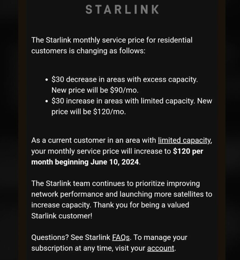 SpaceX Adjusts Starlink Pricing: Implications for U.S. Users and the ...