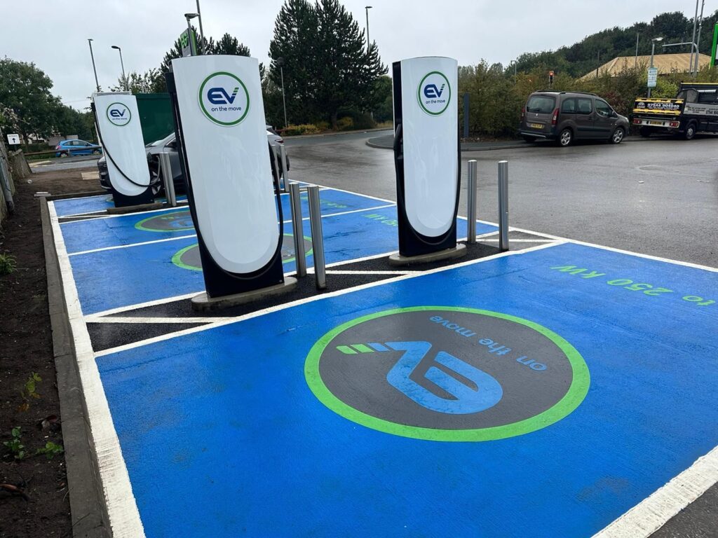 EV On The Move: New Ultra Fast Charging Hub Opens in Cleckheaton