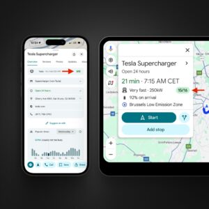 Tesla Supercharger now live on Google Maps