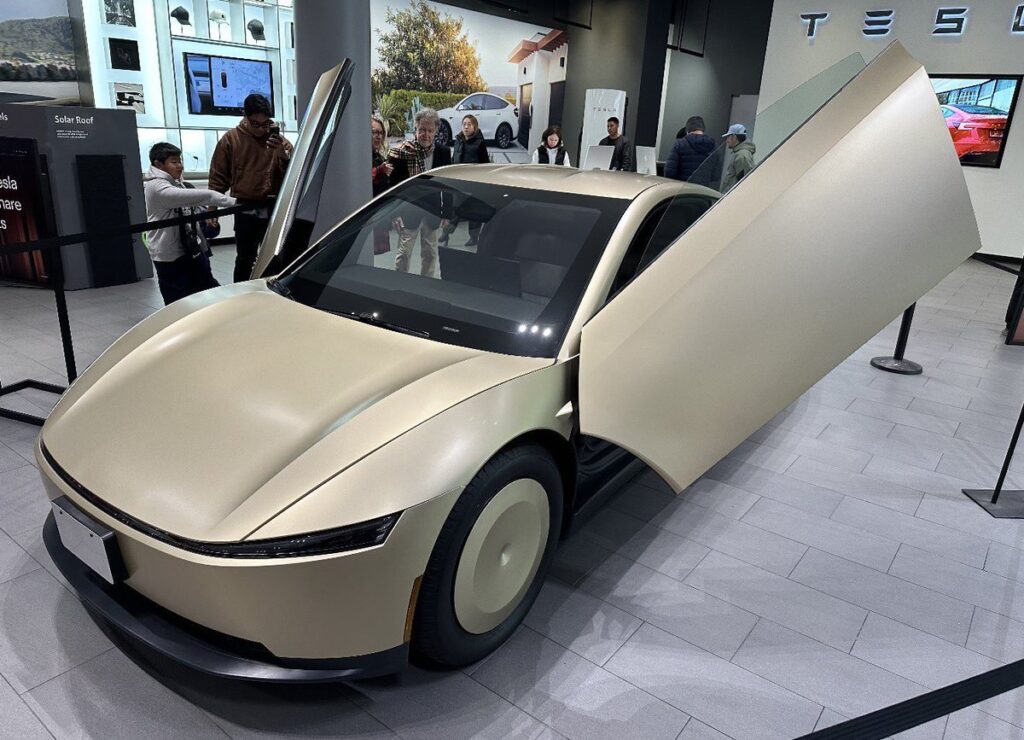 Tesla Cybercab's First Look: An Engineering Marvel Unveiled at San Jose