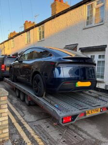 First Look: The Marine Blue Tesla Model Y Hits UK Shores